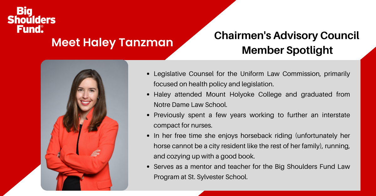 CAC Spotlight Haley Tanzman – Big Shoulders Fund