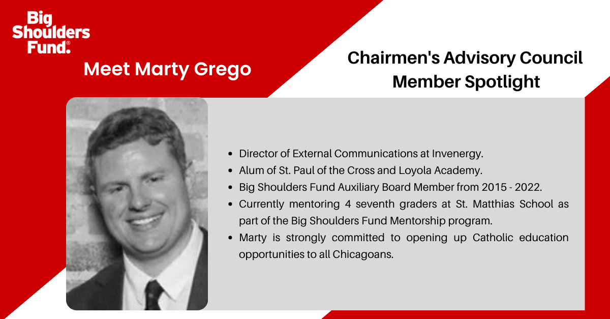 CAC Spotlight Marty Grego – Big Shoulders Fund