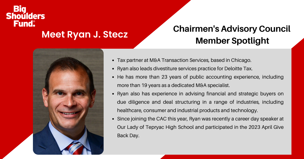 CAC Spotlight Ryan Stecz – Big Shoulders Fund